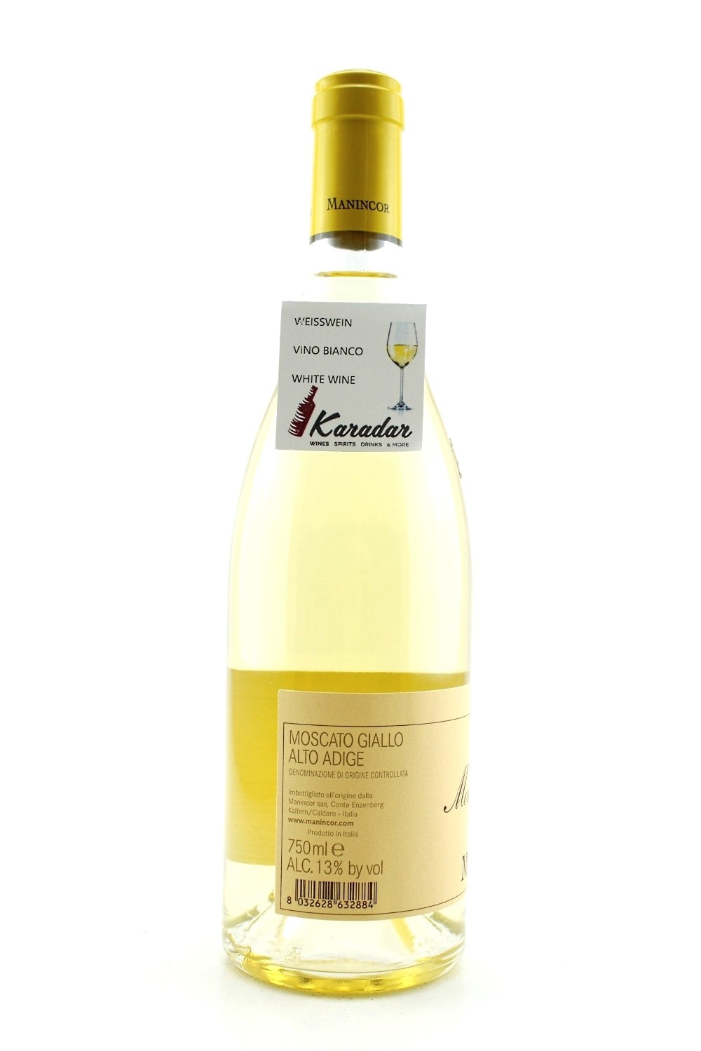 Moscato Giallo secco 2020/21 - 13% vol. Tenuta Manincor Bio | Karad...