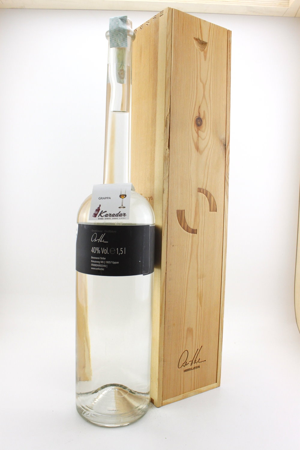Grappa Lagrein Magnum 40% vol. Ortler Distillery | Karadarshop.com