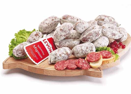 Salamini mignon 1 string ca. 1,8 kg Levoni Salumi | Karadarshop.com