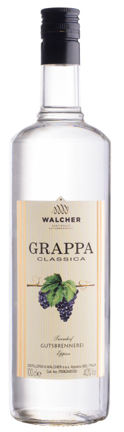 Grappa Classica 38% vol. Walcher Distillery | Karadarshop.com