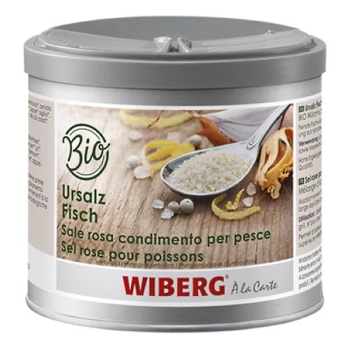 Organic pink salt seasoning for fish 460g Wiberg | Karadarshop.com