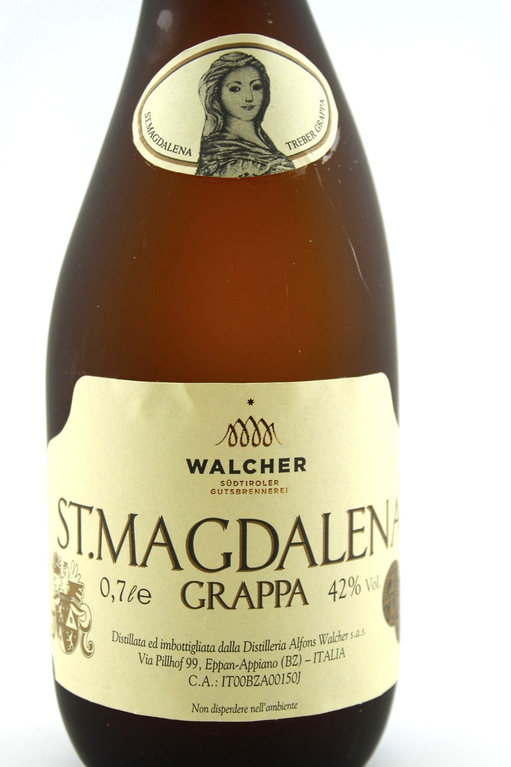 Grappa St. Magdalener 42% vol. Walcher Distillery | Karadarshop.com