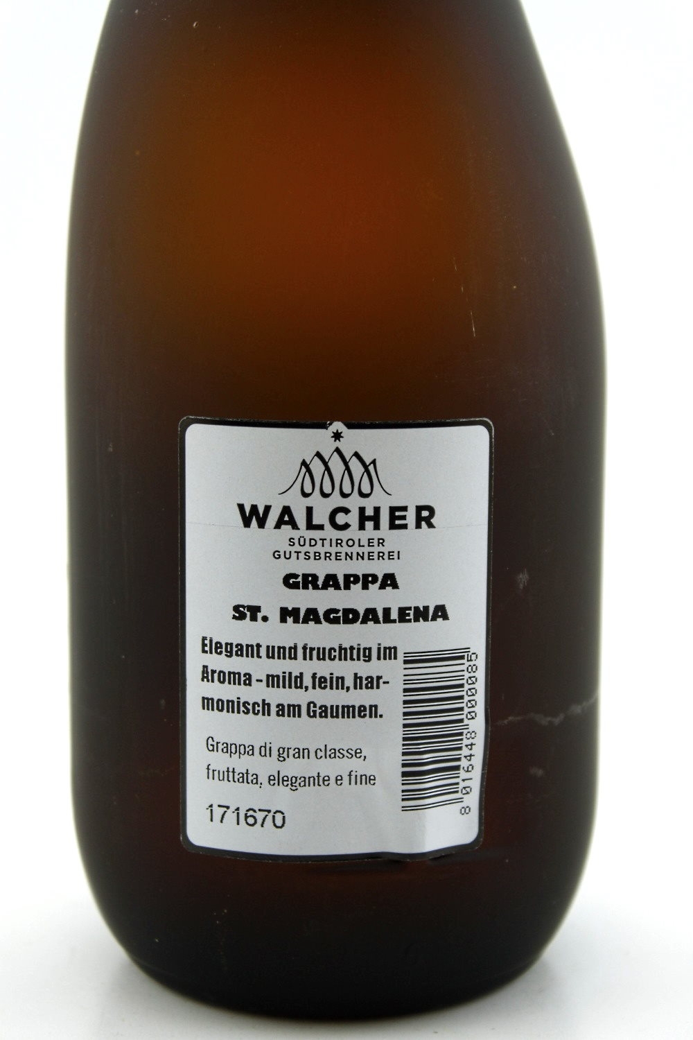 Grappa St. Magdalener 42% vol. Brennerei Walcher | Karadarshop.com