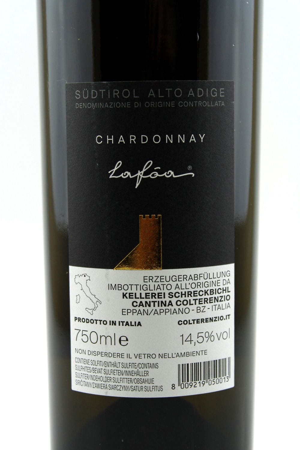 Chardonnay Lafoa 2021/22 - 14% vol. Kellerei Schreckbichl | Karadar...