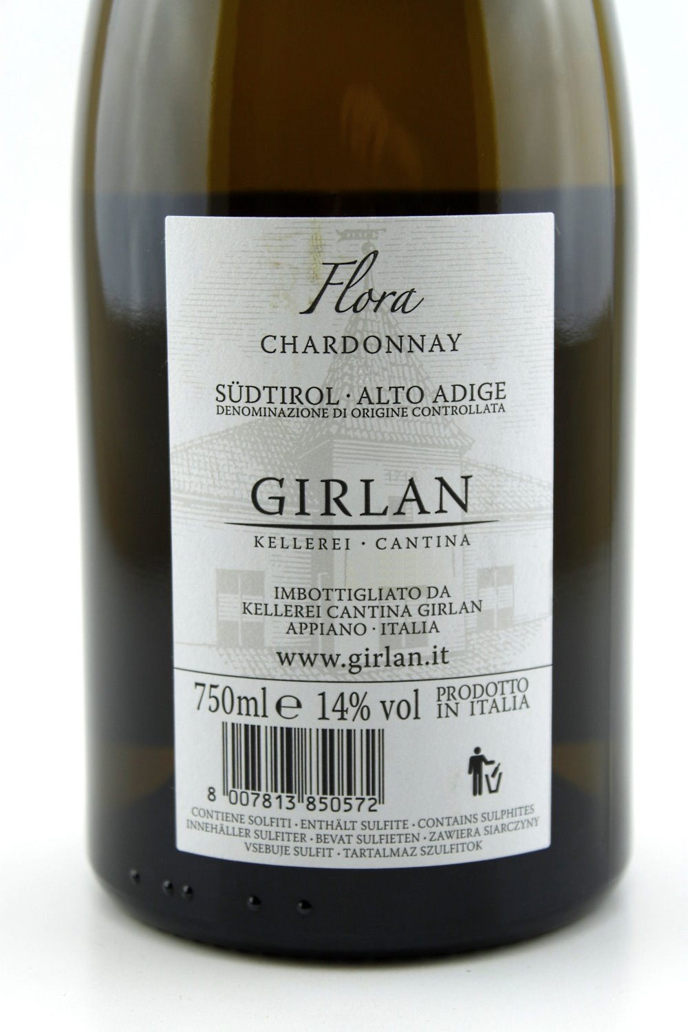 Chardonnay Flora 2019/20 - 14% vol. Kellerei Girlan | Karadarshop.com
