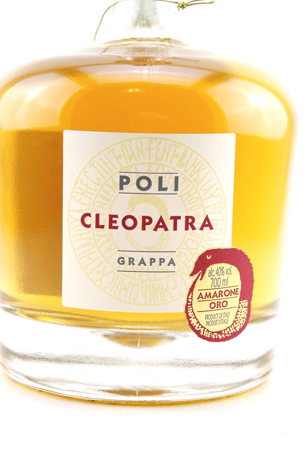 Grappa Amarone Oro Cleopatra with can 40% vol. Poli Jacopo 1898 Dis...