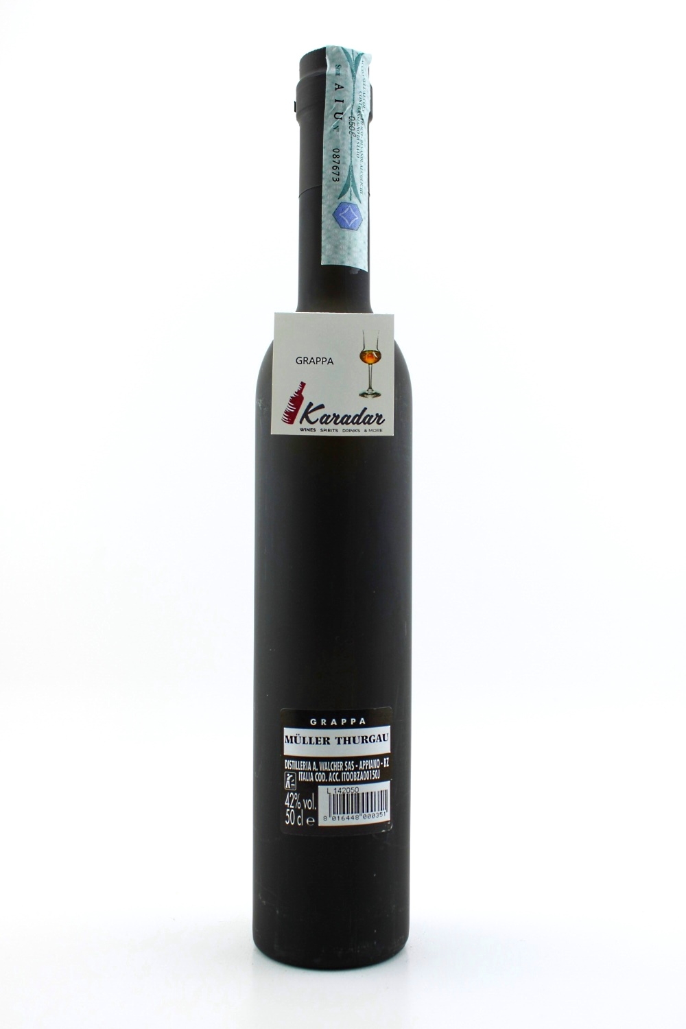 Grappa Müller Thurgau 42% vol. Brennerei Walcher | Karadarshop.com