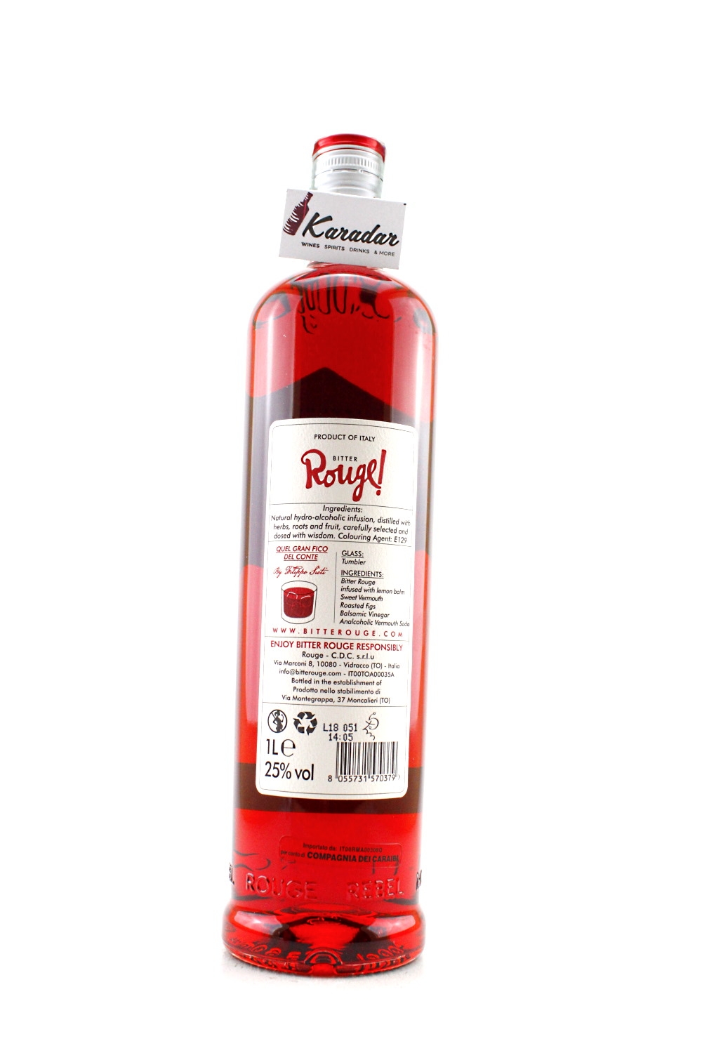 Bitter Rouge Red 25% vol. Aperitiv / Bitter | Karadarshop.com