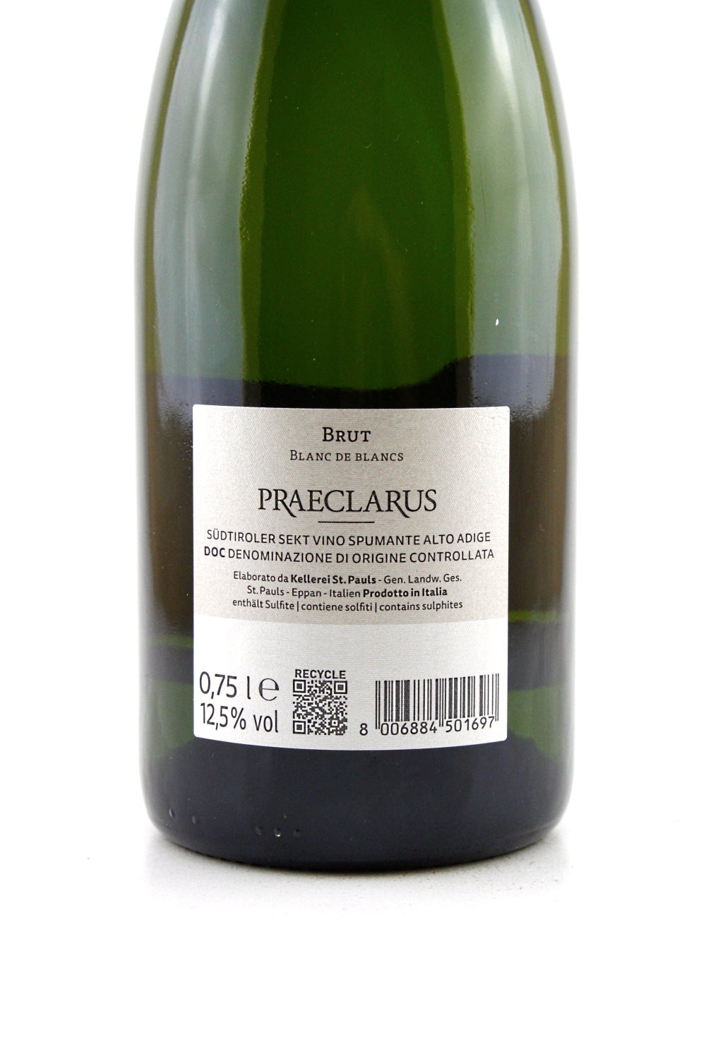 Praeclarus Brut Blanc de Blanc 12,5% vol. S. Paolo Winery | Karadar...