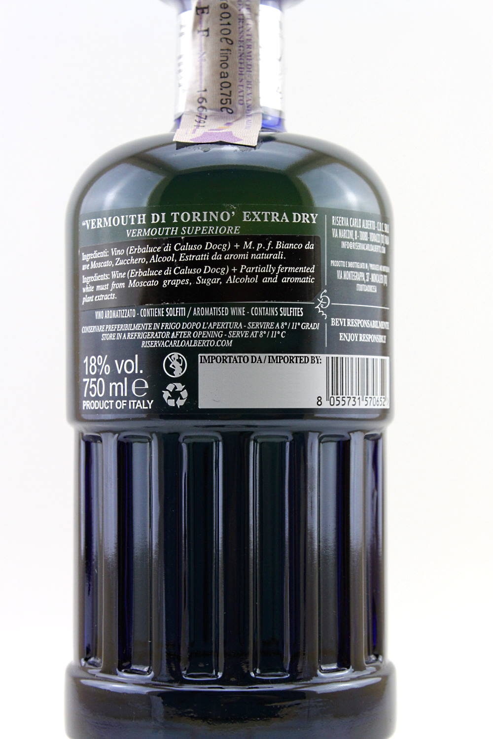 Extra Dry Vermouth Riserva Carlo Alberto 18% vol. Vermouth | Karada...