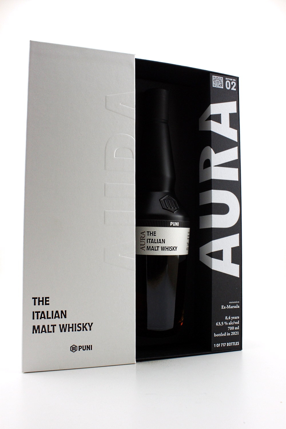 Puni AURA Italian Malt Whisky 8Y Limited Edition 02 63,5% vol. Puni...