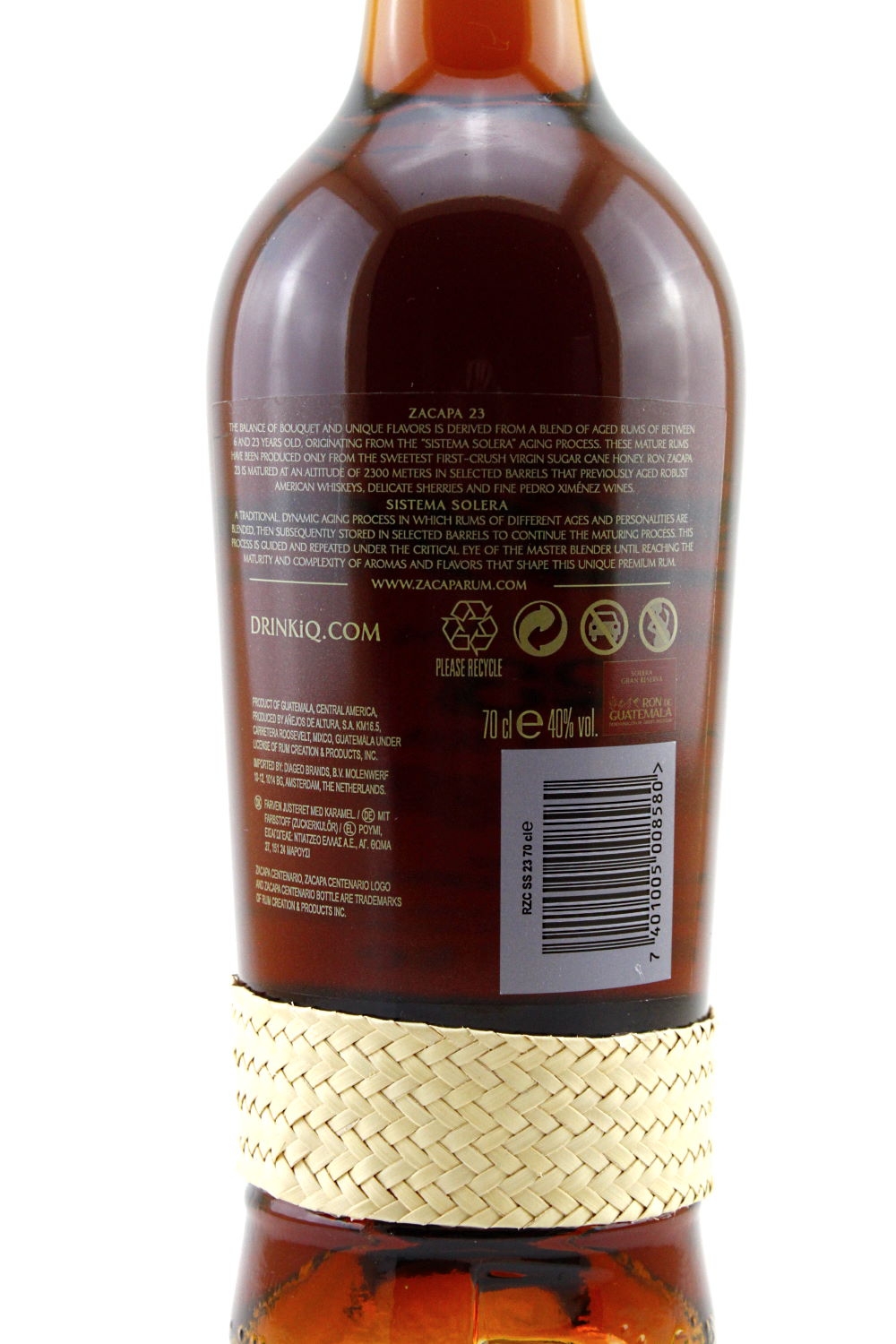 Rum Zacapa 23 Y Solera Gran Reserva 43% vol. Ron Zacapa Centenario ...