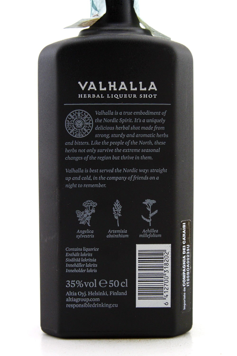 Valhalla Herbal Liqueur Shot 50 cl. 35% vol. Aperitivo / Bitter | K...