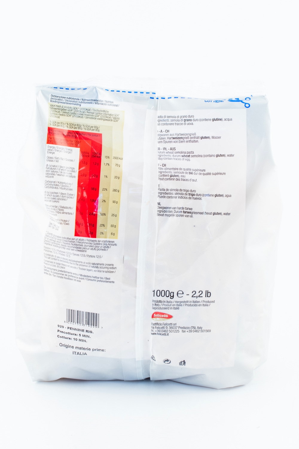 Pennine rigate Felicetti Gastro No.929 (6 x 1 kg) Felicetti Pasta