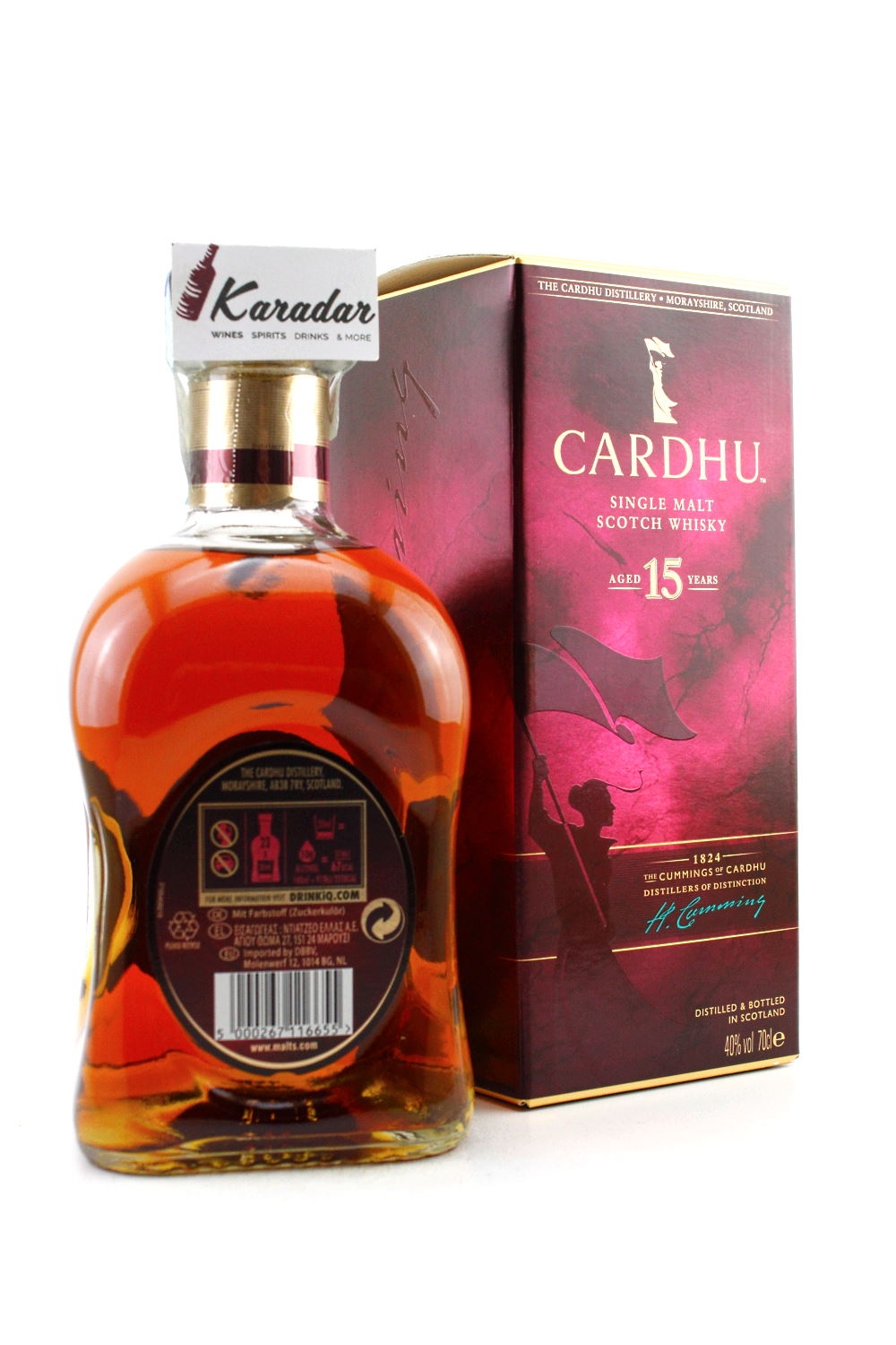 Cardhu 15Y 40% vol. Whisky Speyside | Karadarshop.com