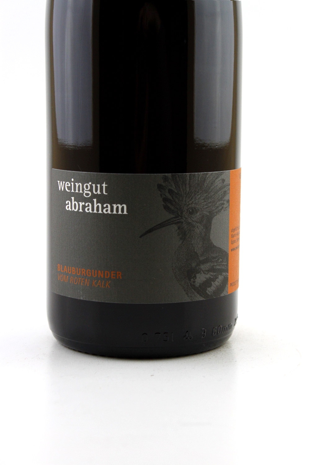 Pinot Noir Vom Roten Kalk 2020 - 13% vol. Abraham Winery | Karadars...