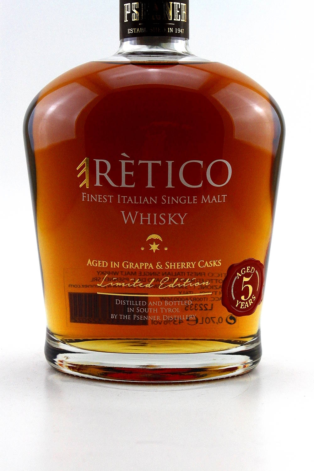Erètico Single Malt Whisky 5 years 43% vol. Psenner L. Distillery