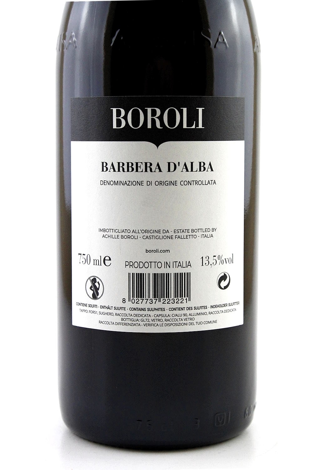 Barbera d'Alba 2022 - 13,5% vol. Boroli Achille Winery